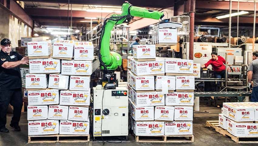 Innovative Palletizing System Tackles Labor Shortages Onrobot